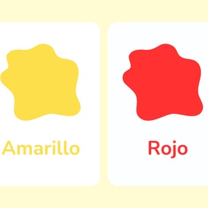 Spanish Colors Flashcards | Learn Spanish| Spanish for Kids| Bilingual ...