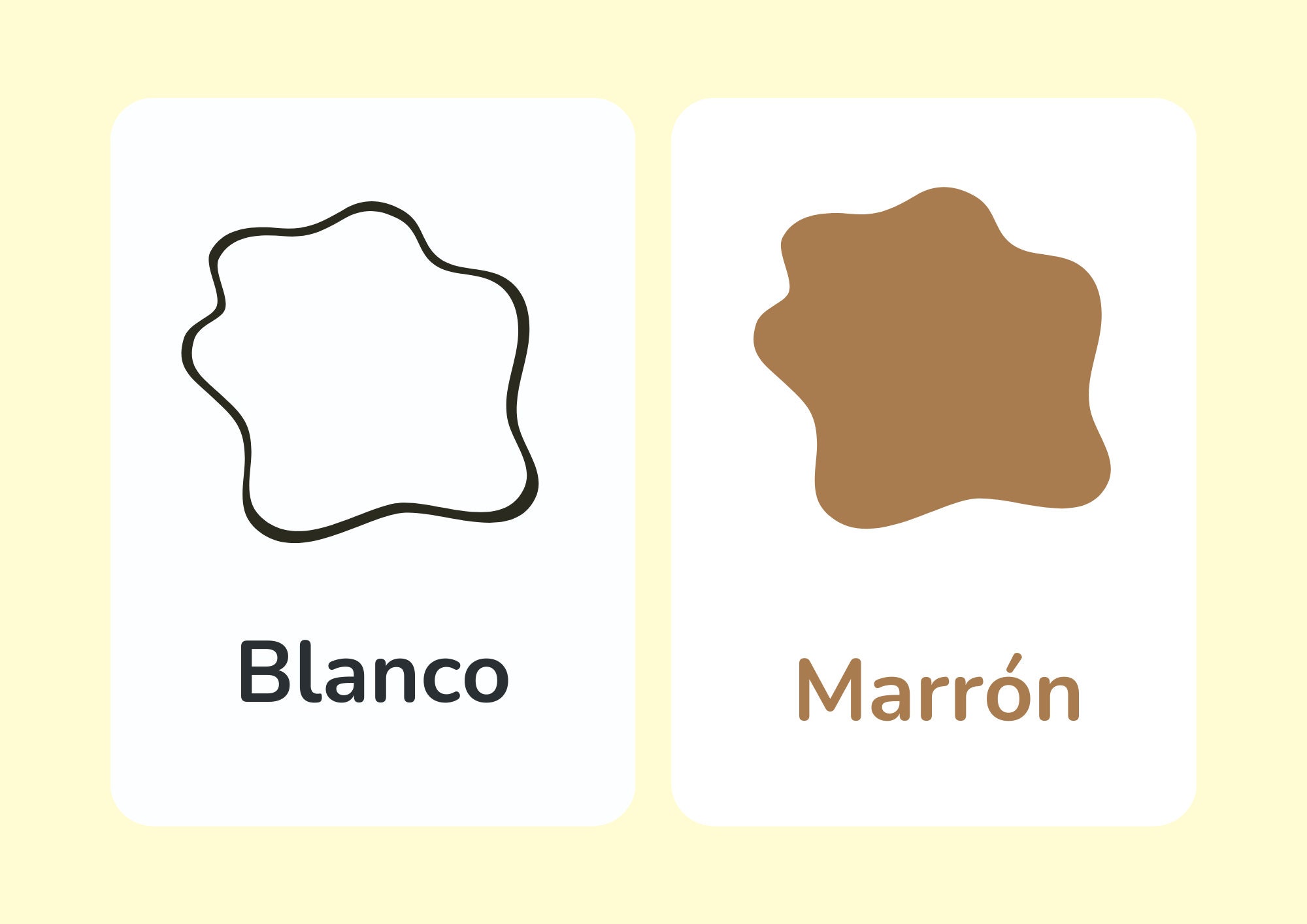 Spanish Colors Flashcards | Learn Spanish| Spanish for Kids| Bilingual ...