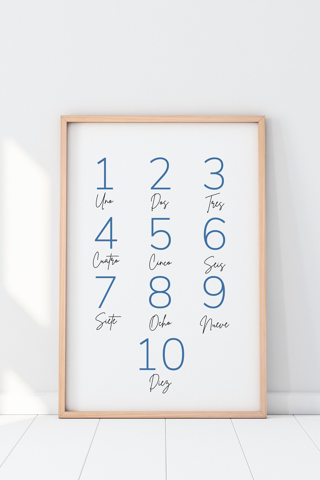 Spanish Nursery Poster | Nursery Decor | Spanish Nursery | Spanish ...