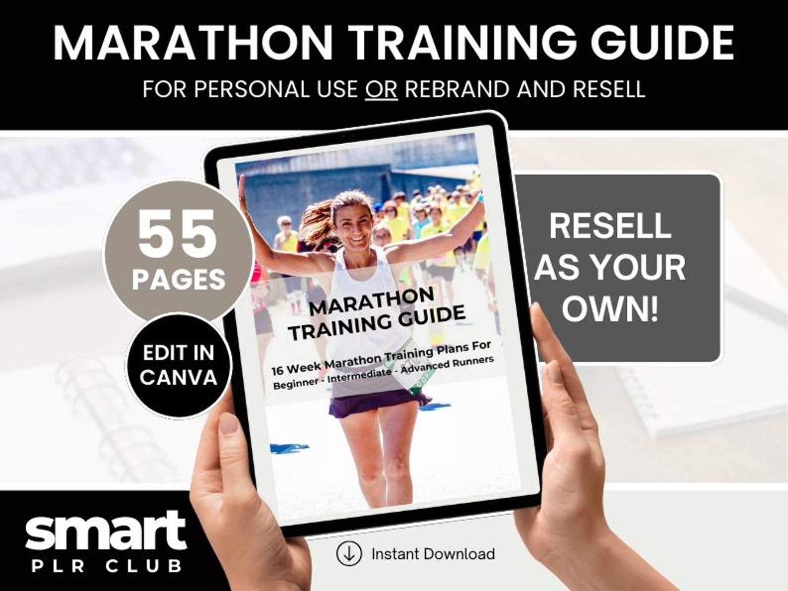 Marathon Training Guide, 16-week Running Plan, Beginner to Advanced ...