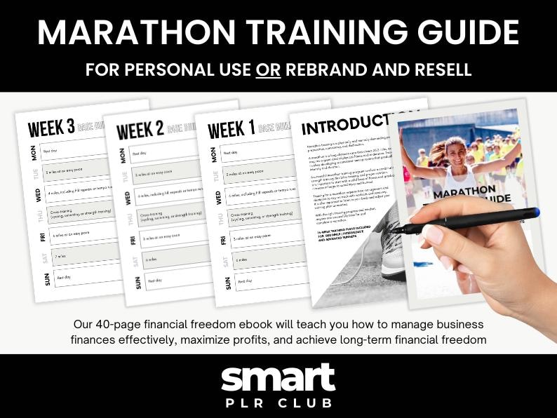 Marathon Training Guide, 16-week Running Plan, Beginner to Advanced ...