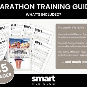 Marathon Training Guide, 16-week Running Plan, Beginner to Advanced ...