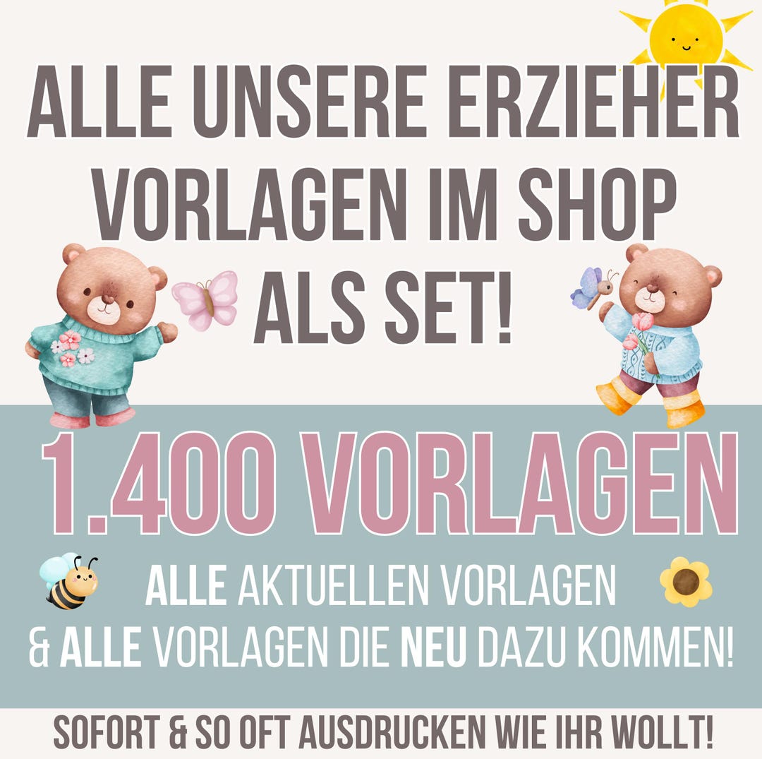 1400+ Kindergarten Templates | Daycare Portfolio | Kindergarten ...