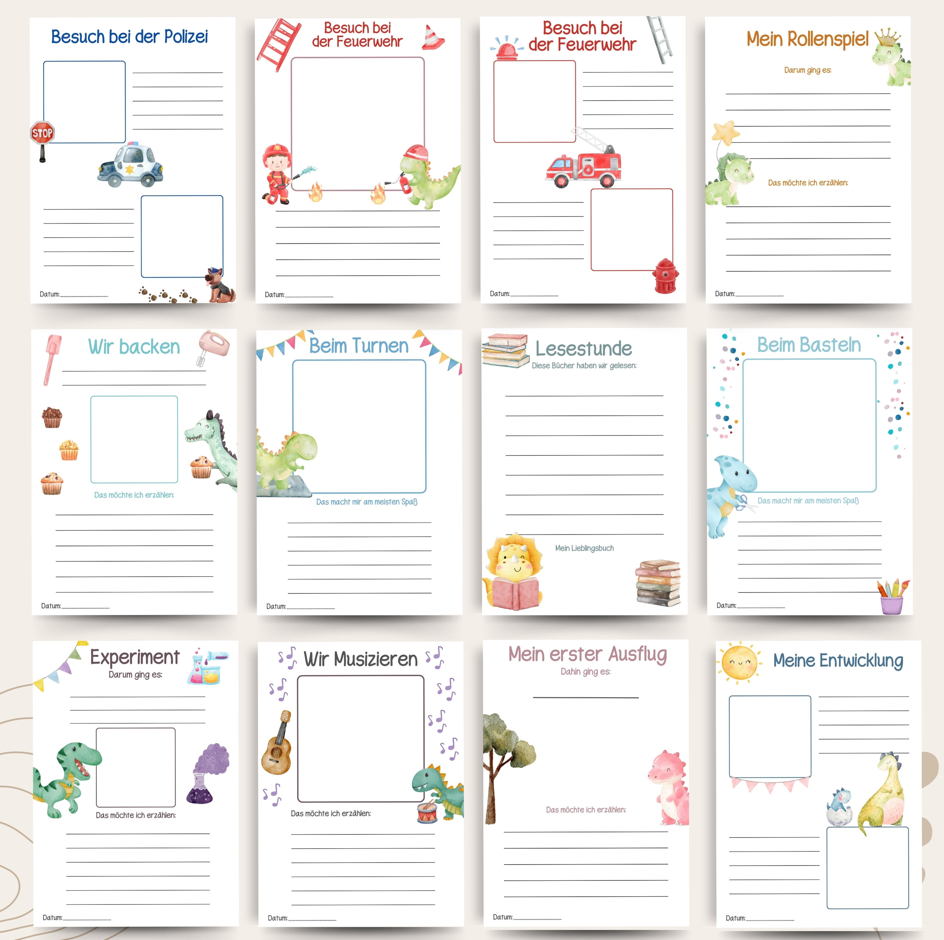 80 Portfolio Templates Dinosaurs | Portfolio Templates for Nursery ...