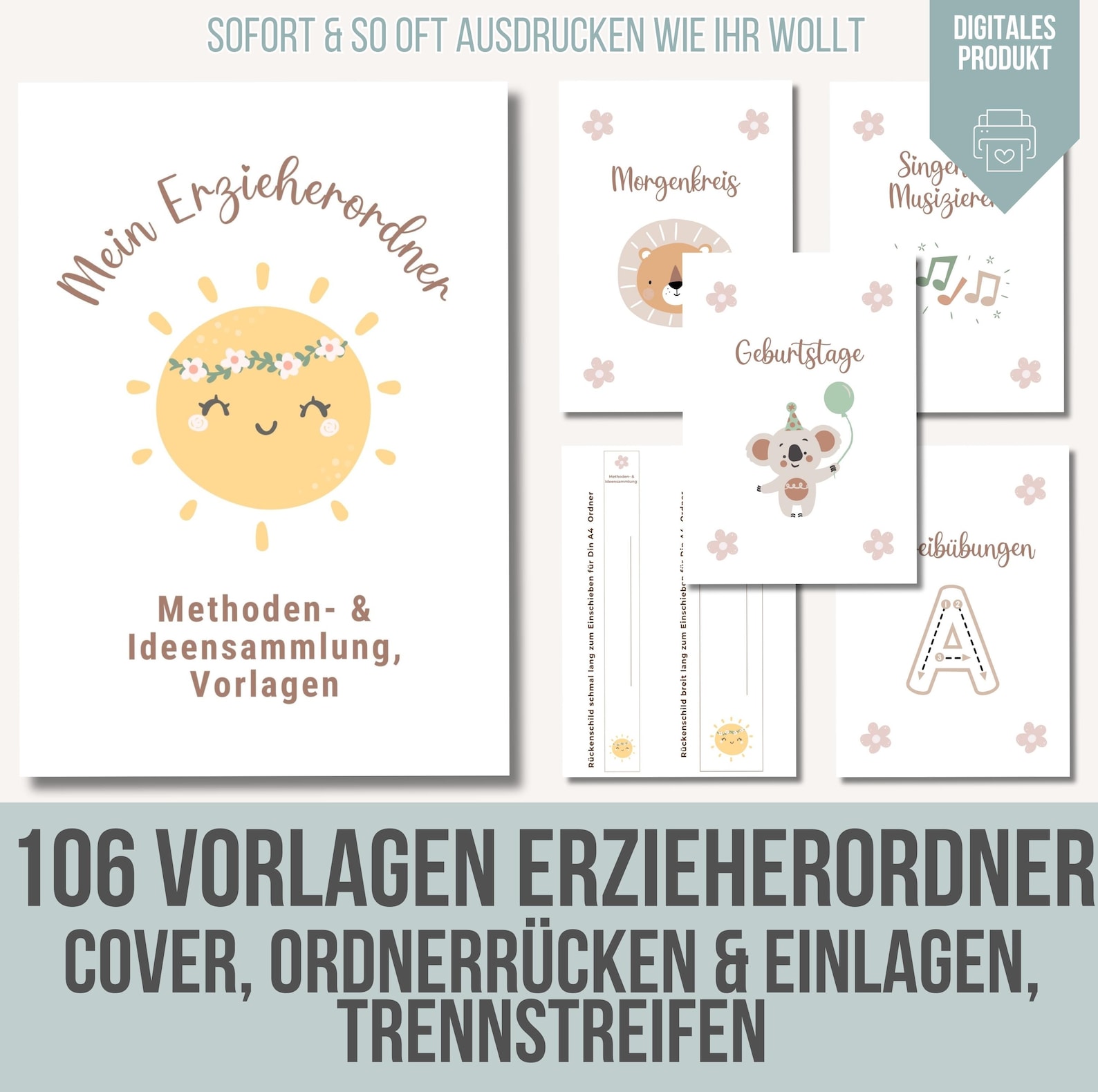 22 Aushänge Kindergarten Vorlagen | Infotafel Kita PDF | Kita Aushang Krippe zum Ausdrucken ...