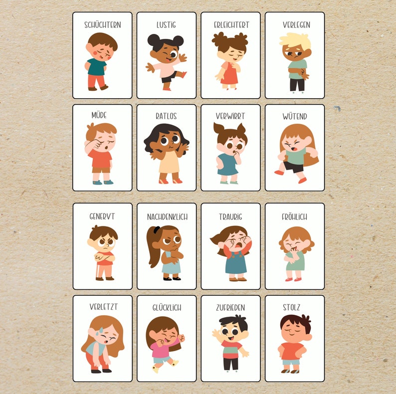 Set of Feelings Learning Posters & Feelings Learning Cards for ...