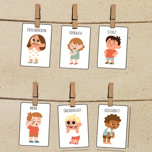 Set of Feelings Learning Posters & Feelings Learning Cards for ...