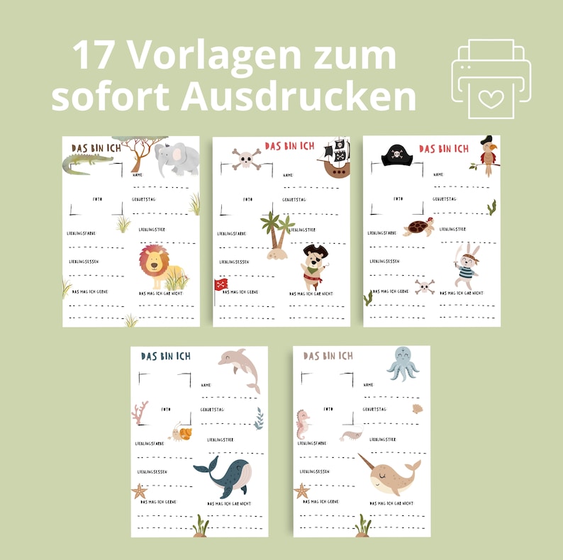 17 Children's Profiles, Friends' Book, Kindergarten | Daycare Portfolio ...