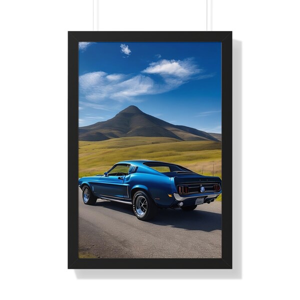 Ford Mustang Vertical Poster - Etsy