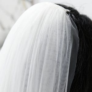 Long Bridal Veil Extra Long Veil Unique Veil Church Veil Modern Veil ...