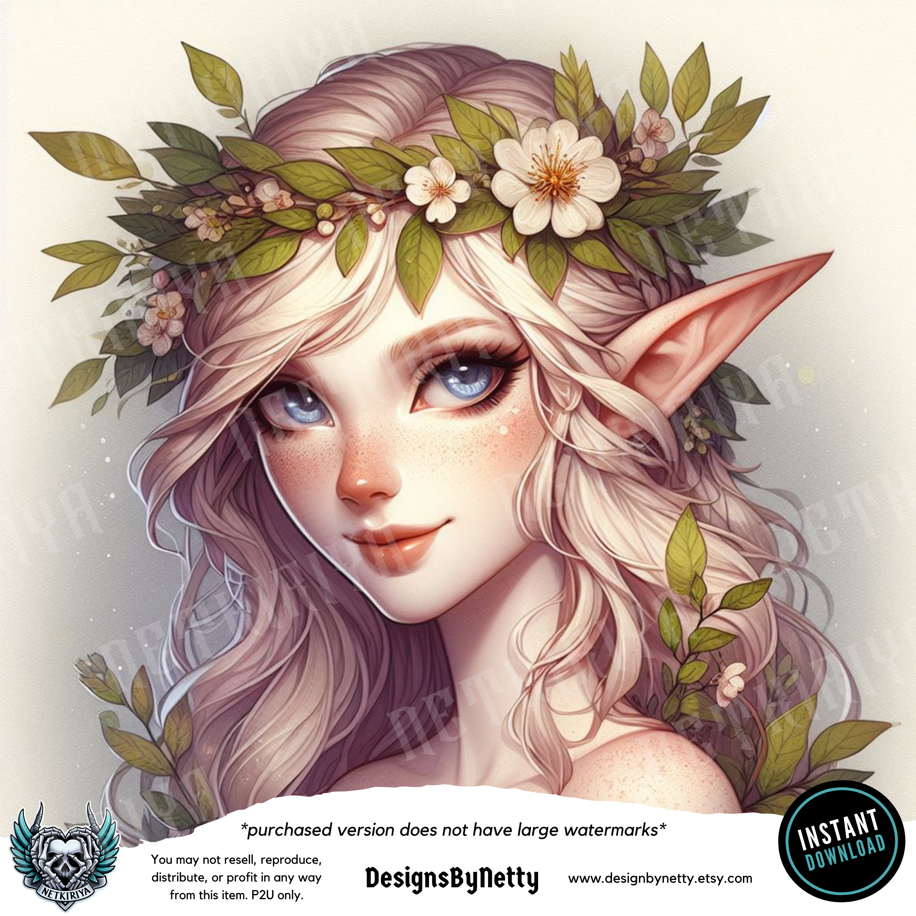 Fantasy Elf Profile Picture Set 3 | Discord | Twitch | Youtube ...