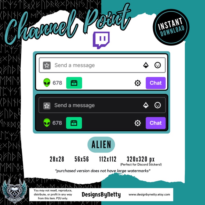 Alien Channel Point PNG | Twitch Emotes | Stream Emotes | Discord ...