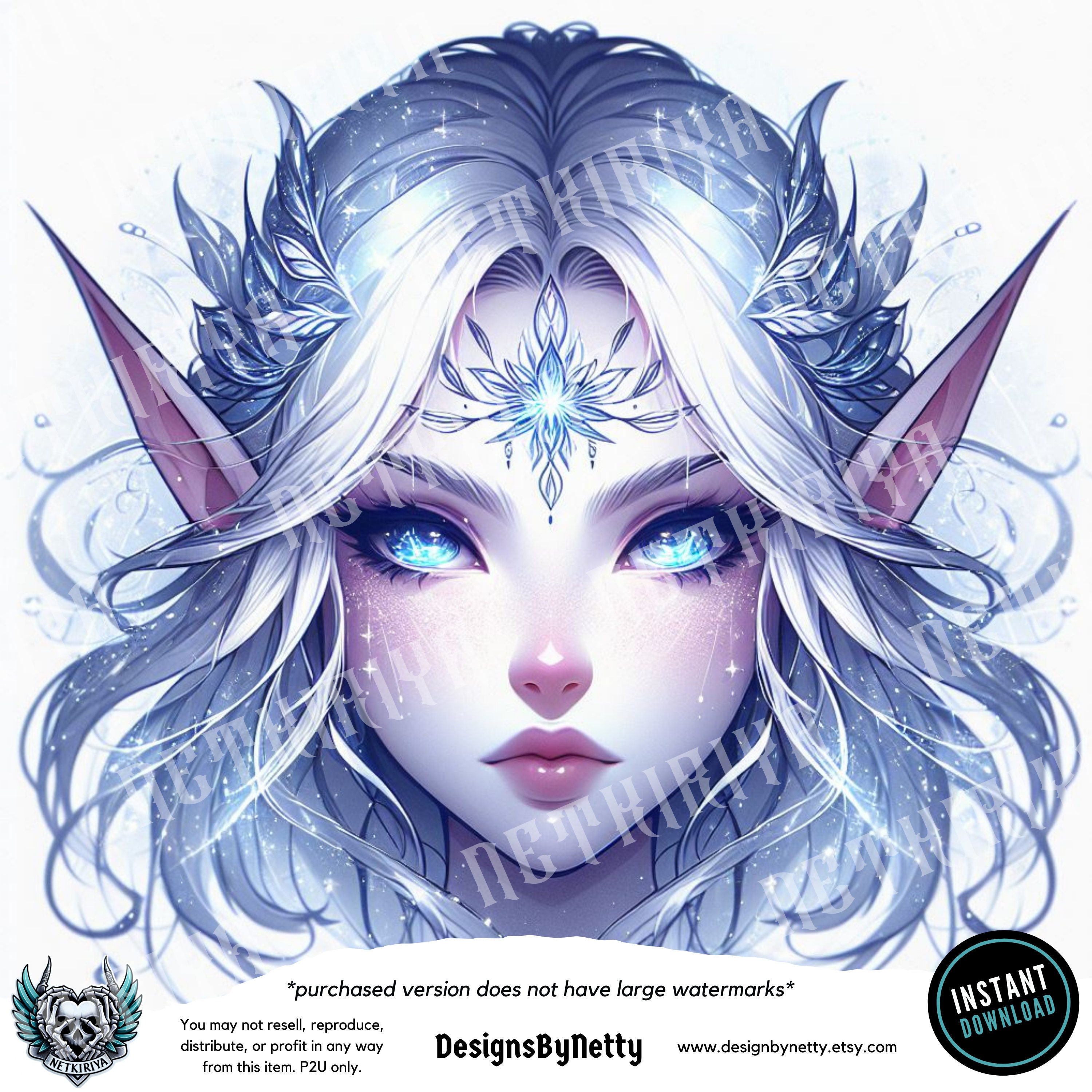 Fantasy Elf Profile Picture Set 4 | Discord | Twitch | Youtube ...