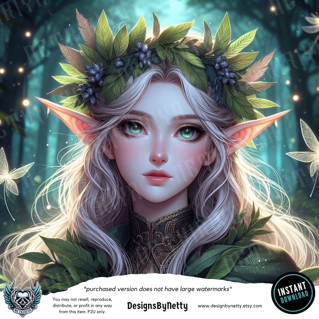 Fantasy Elf Profile Picture Set 6 | Discord | Twitch | Youtube ...