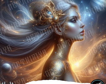 Moon Goddess Profile Picture Set 5 | Discord | Twitch | Youtube ...