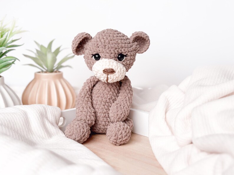 Crochet Pattern Mell the Bear | Amigurumi Teddy Bear Pattern Beginners ...