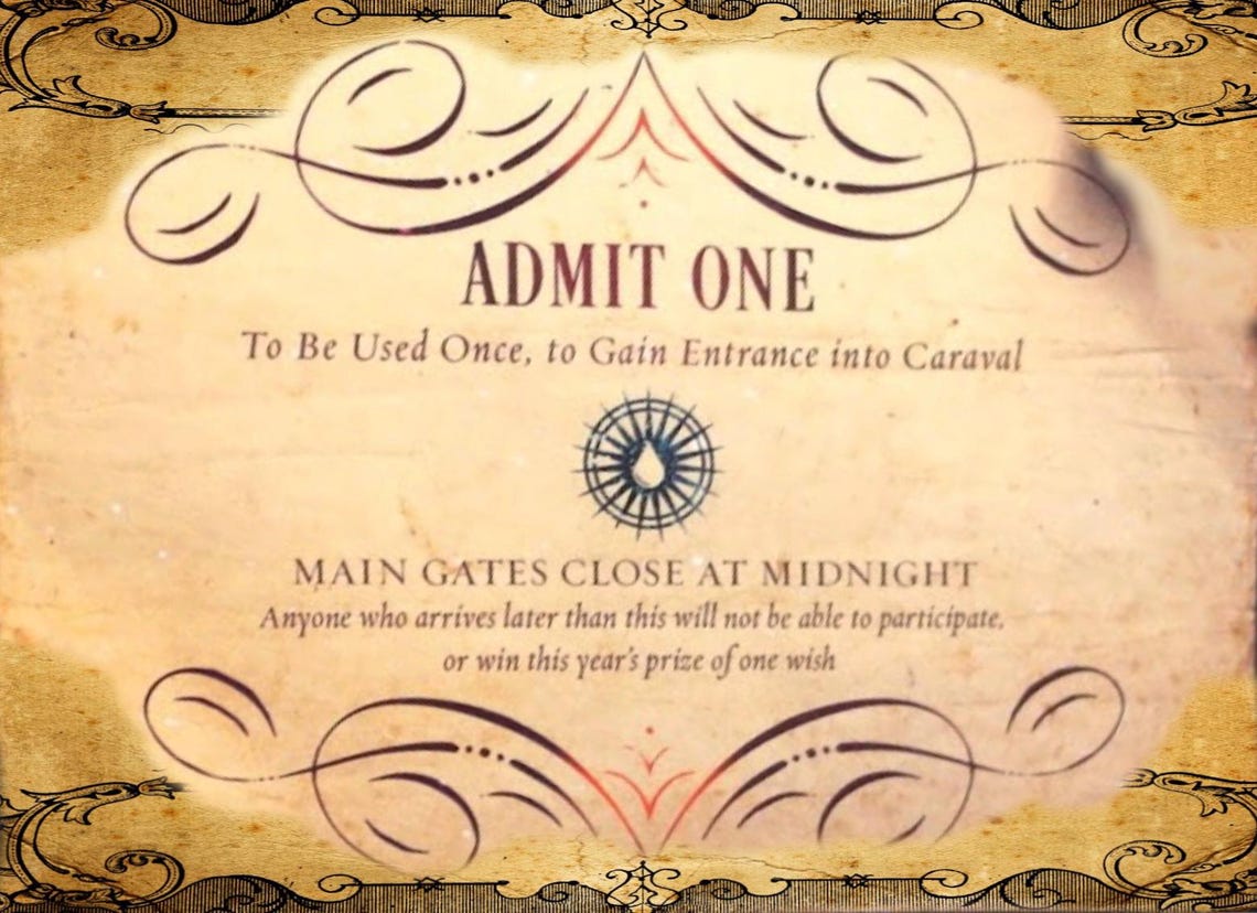 Digital Caraval Invitations - Etsy