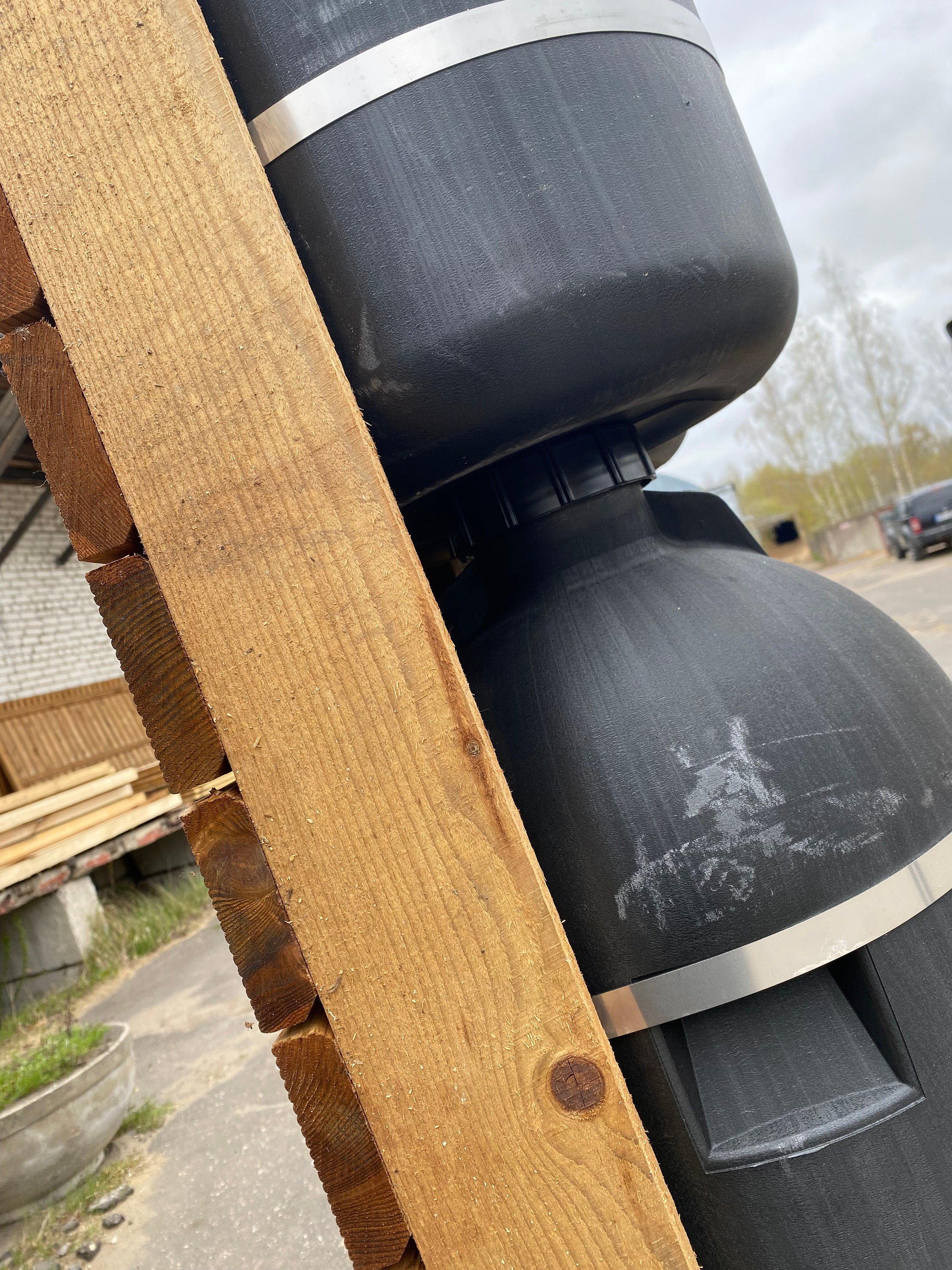 Pontoon Deck Block From Pine Wood, 248x75x36 Cm: Ideal for Making ...