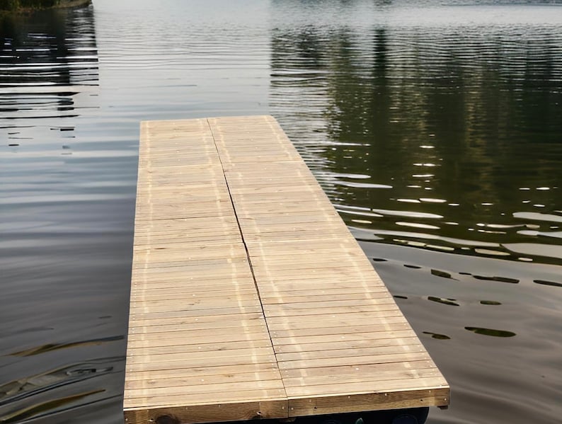 Pontoon Deck Block From Pine Wood, 248x75x36 Cm: Ideal for Making ...