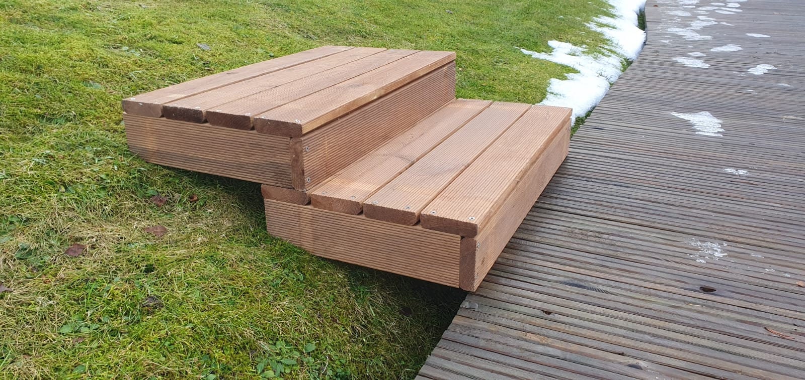 Wooden Step 75x40x12 Cm for Outdoors for Landscaping, Long Lasting ...
