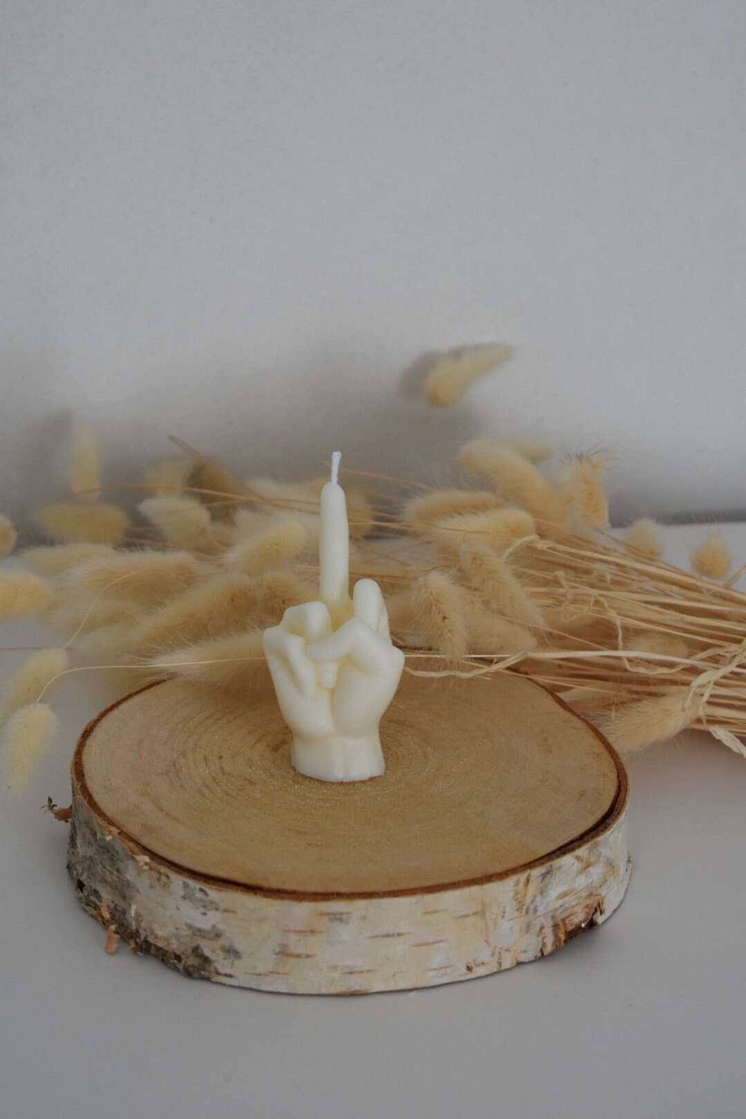 MIDDLE FINGER CANDLE / Middle Finger Candle / Rapeseed Wax / - Etsy