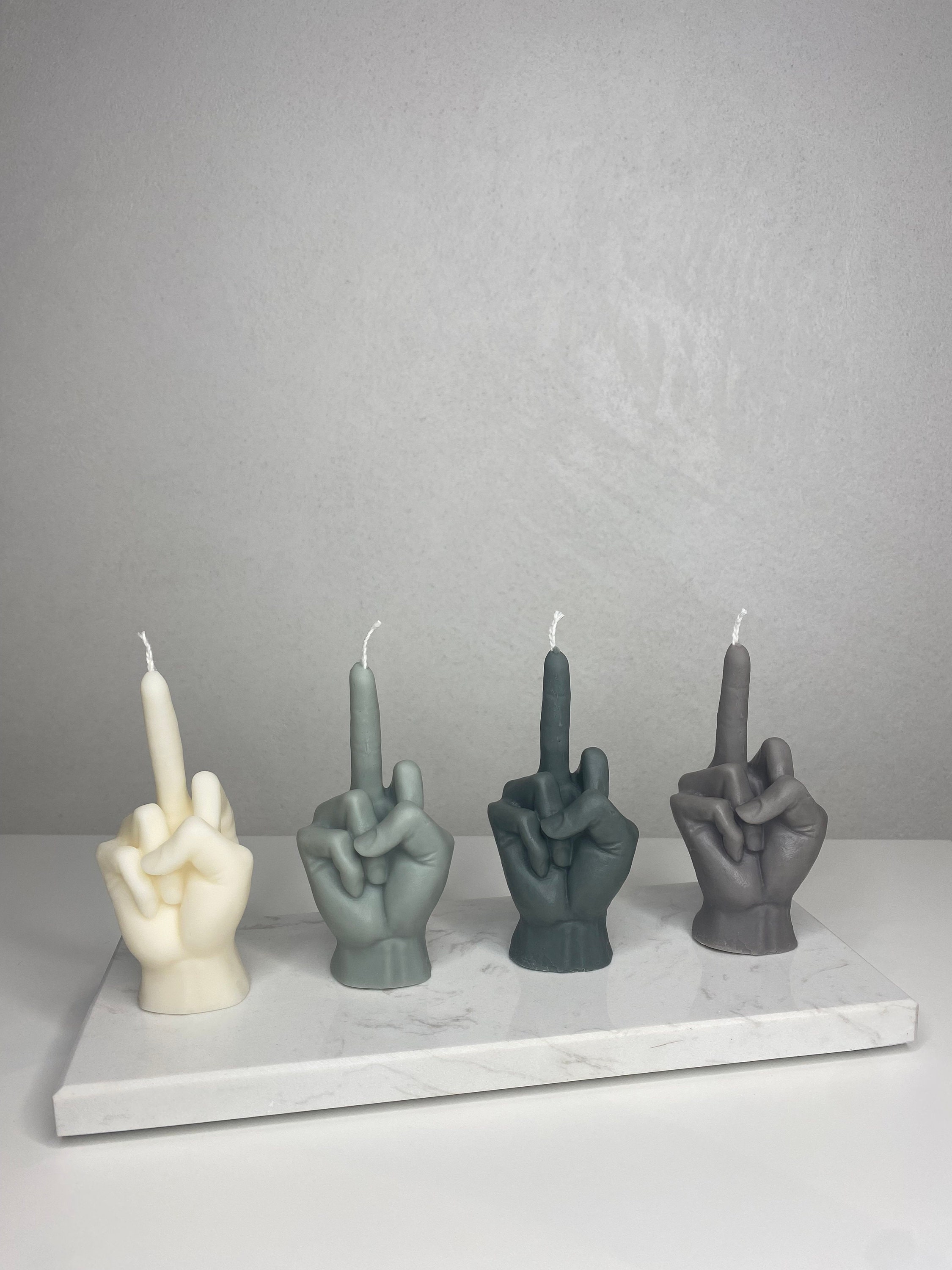 Mittelfinger Kerze / Rapswachs / Vegan - Etsy.de