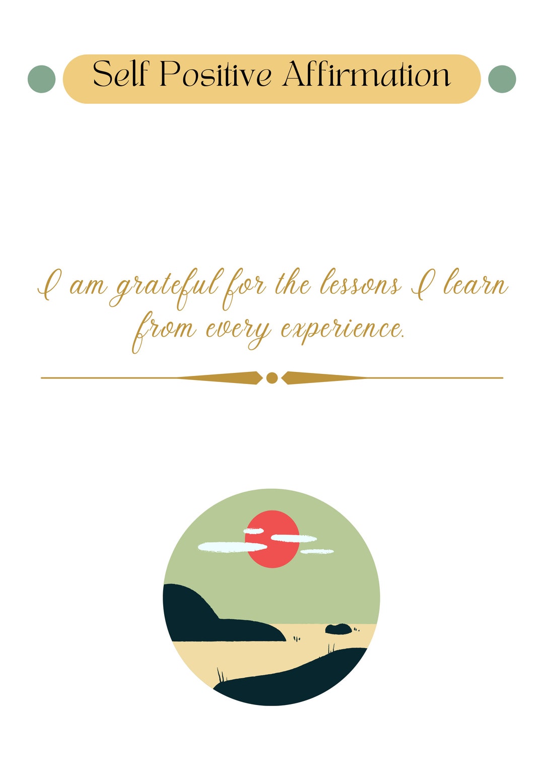 Positive Affirmation Cards, Positive Growth Mindset, Mindfulness Cards ...