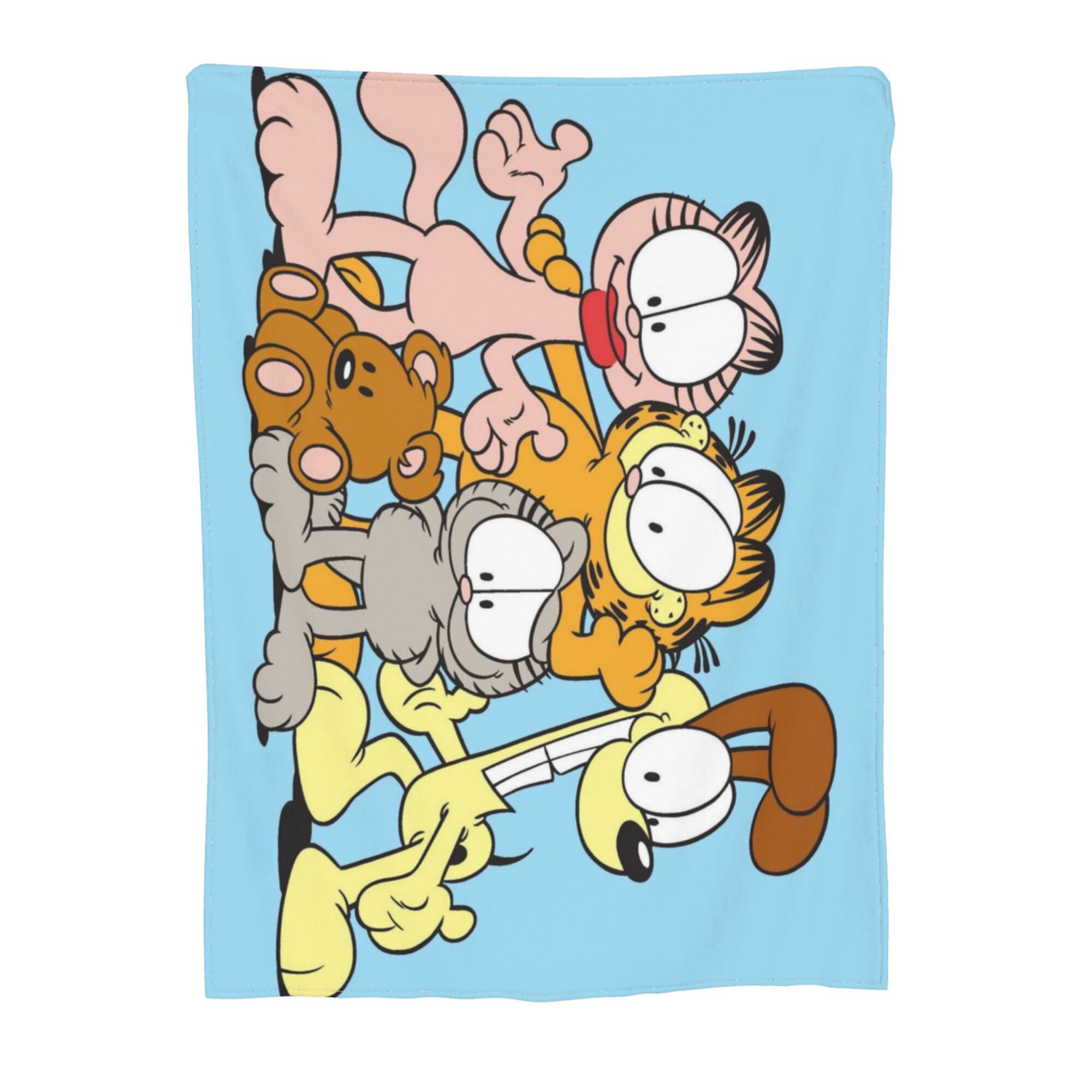 Custom Name Garfield Blanket Personalized Flannel Throw - Etsy
