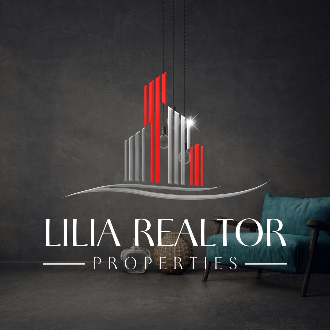 Editable Real Estate Logo Design, DIY Logo Canva Template, Realtor Logo ...