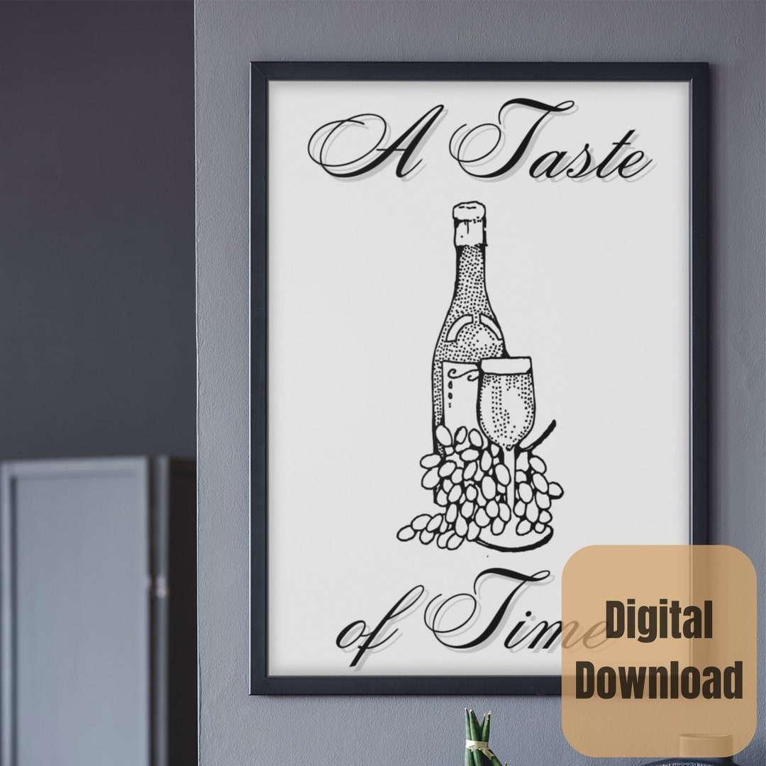 A Taste of Time - Digital Download (PDF/JPG) - Etsy