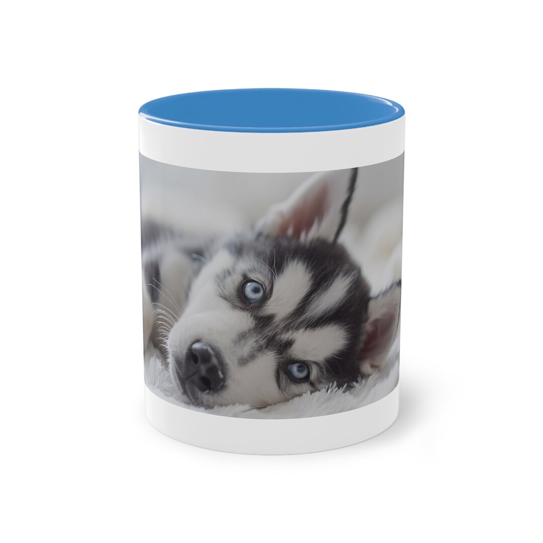 Husky Puppy Husky Mug / Studio / Husky Lover / Dog Lover Mug - Etsy