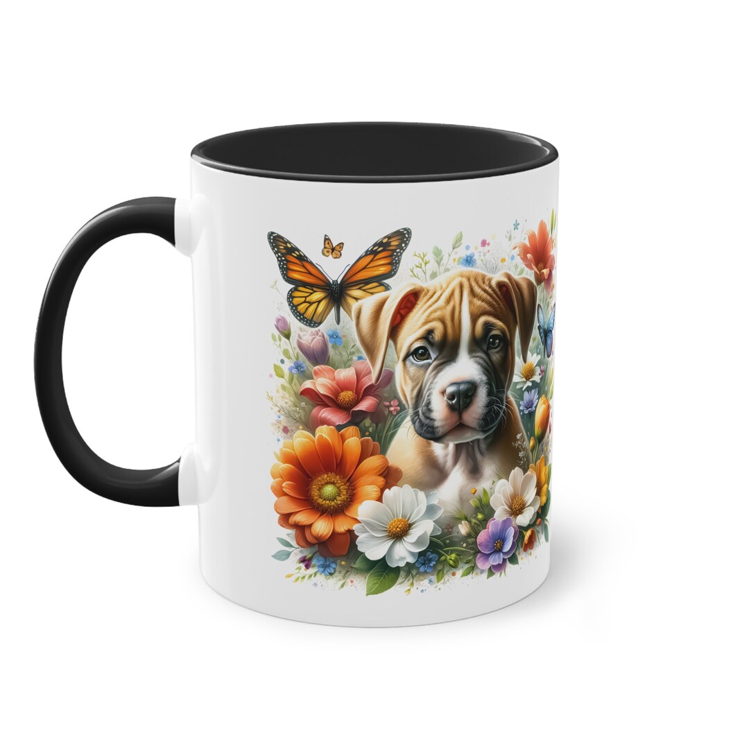 Cute Boxer - Dog Mug, Dog Motif, Mug, Mug With Dog Picture, Mug for Dog ...