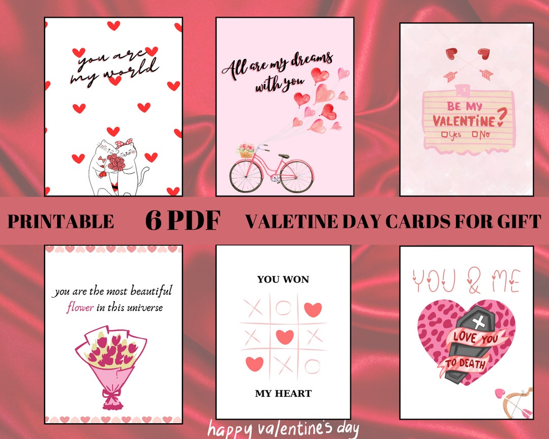 Printable Meaningful Valentine's Day Card - Digital Download, Printable ...