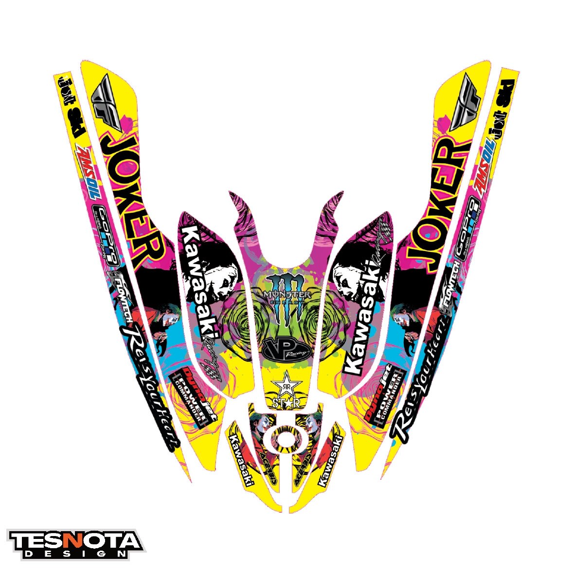 Kawasaki 800 SXR Full Graphics Kit: Custom Design - Etsy