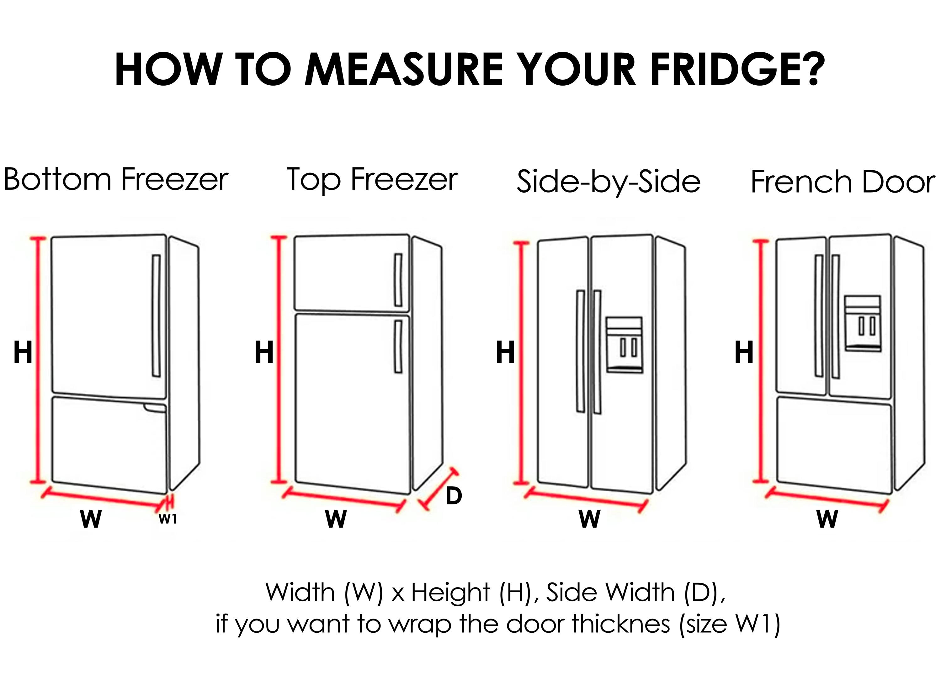 Wildflower Fridge Wrap – Soft Pink Floral Refrigerator Decal ...