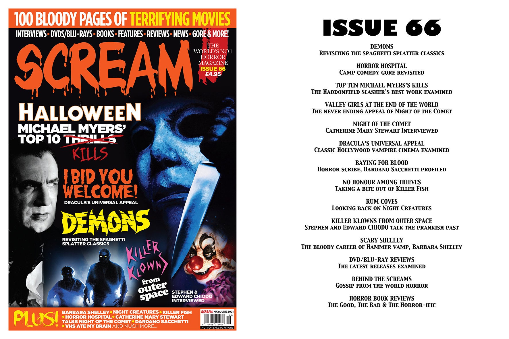 Horror Magazine / Scream Magazine / Issue 66 / Demons / Horror Hospital ...