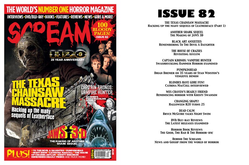 Horror Magazine / Scream Mag / Issue 82 / Scream / Texas Chainsaw ...