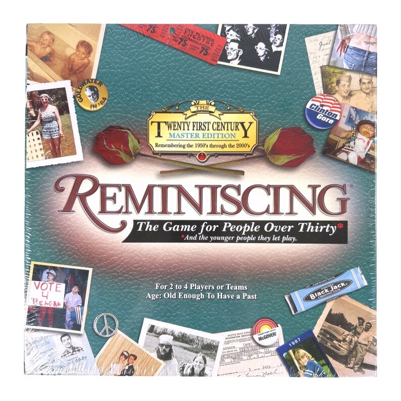 Reminiscing the Game for People Over Thirty Board Game - Etsy