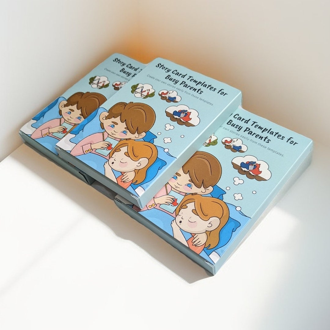Story Card Templates for Busy Parents - Etsy