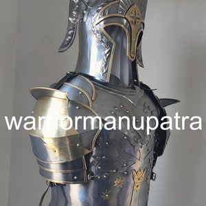18ga Gondor Fountain Half Body Armor Suit Cuirass Pauldron With Helmet ...