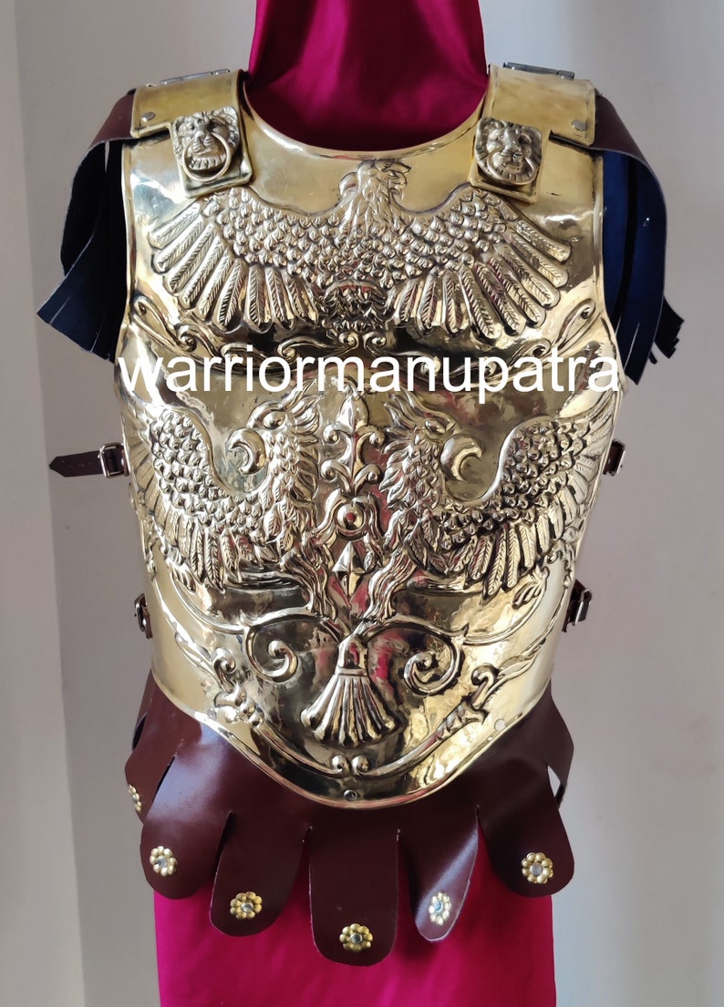 Medieval Brass Big Eagle Armor Roman Cuirass Reenactment Breastplate - Etsy