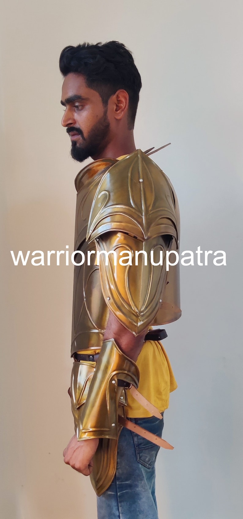 Elven Cuirass Medieval LOTR Elven Armor Cuirass With Pauldrons Bracers ...