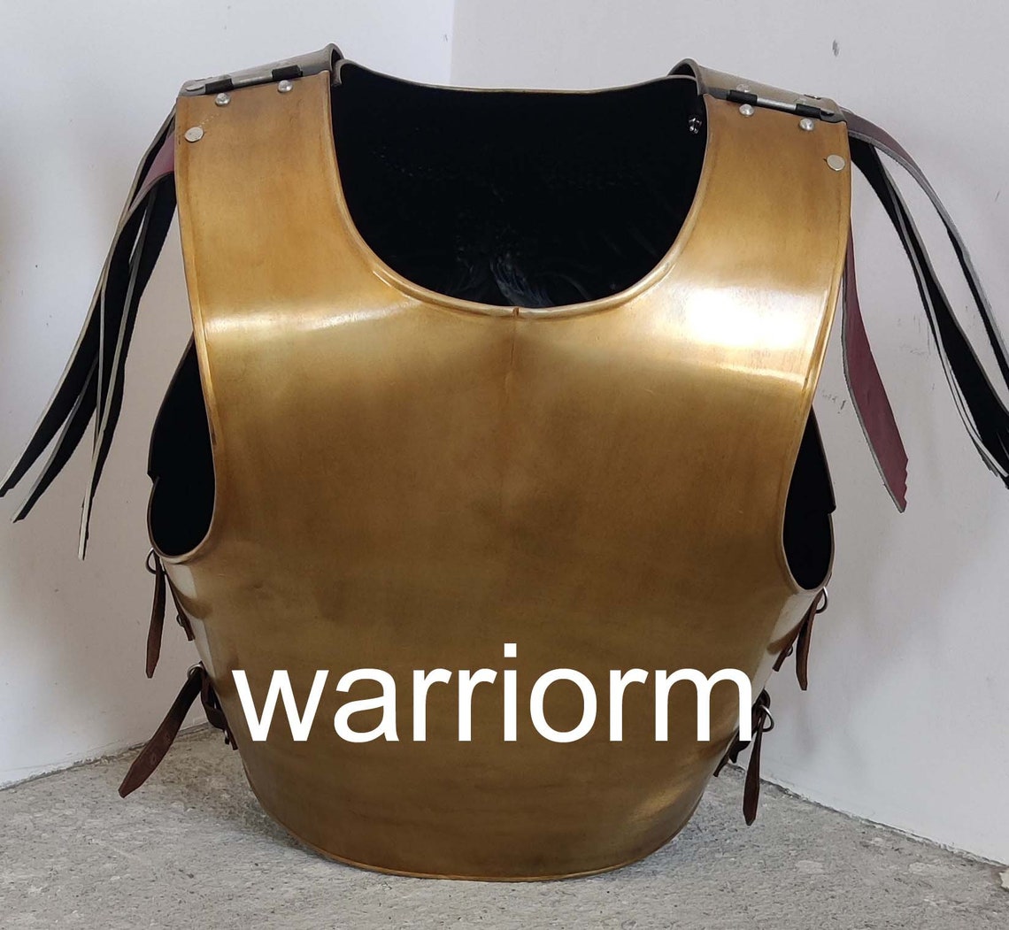 Handmade Steel Medieval Chiseled Roman Cuirass Knight Reenactment ...