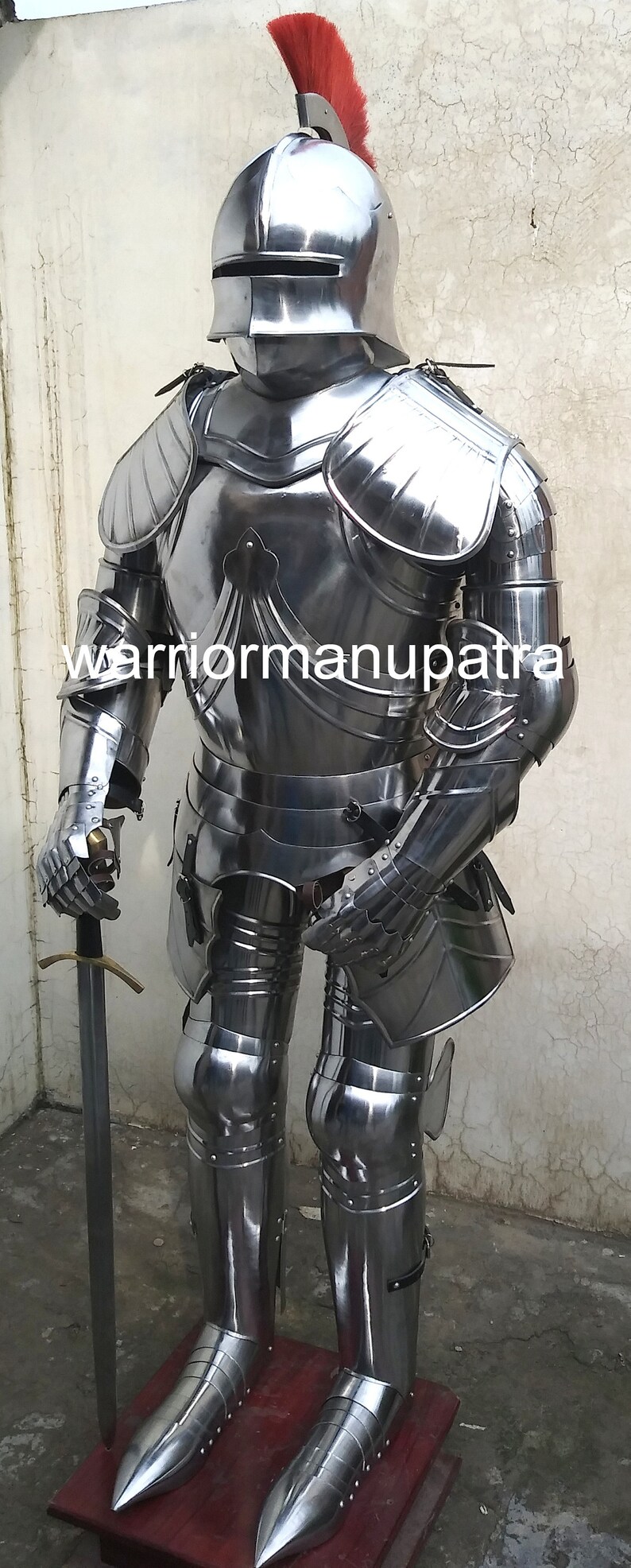 Wearable Medieval German Knight Suit of Armour With Sword - Etsy