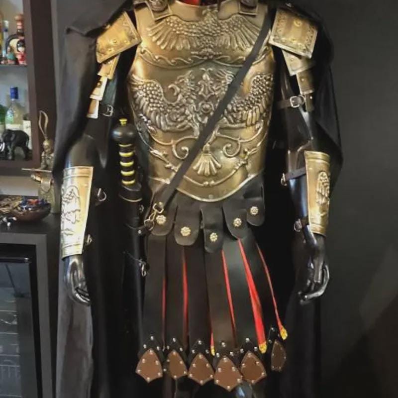 Medieval Brass Big Eagle Armor Roman Cuirass Reenactment Breastplate ...