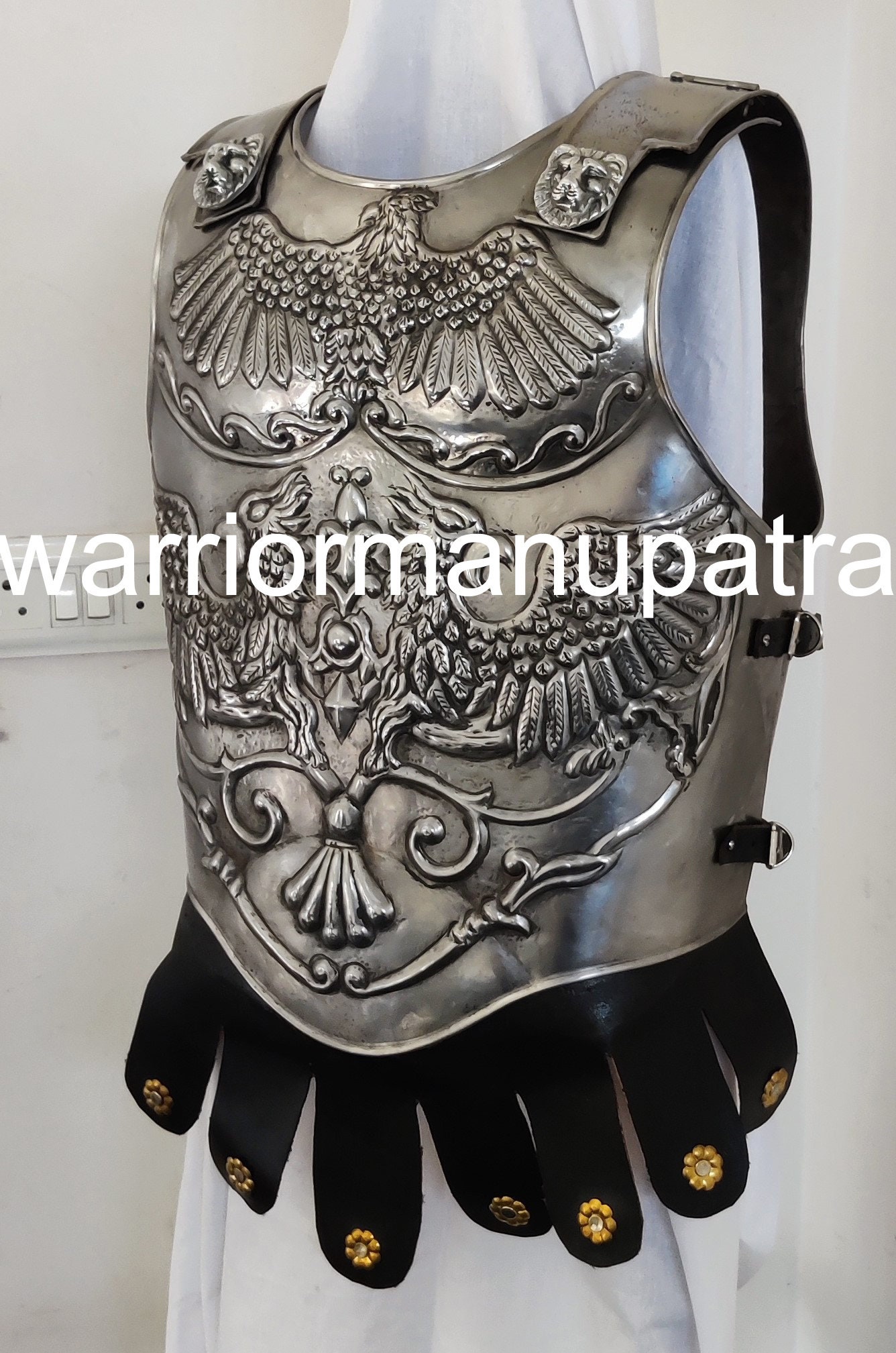 Medieval Brass Big Eagle Armor Roman Cuirass Reenactment Breastplate ...