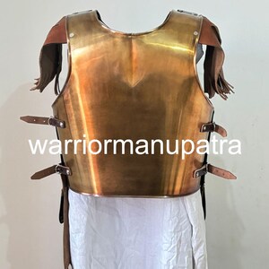 18 Guage Steel Medieval Gladiator Armor Roman Reenactment Breastplate ...