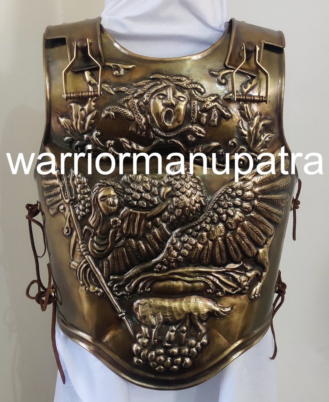 18ga Steel Medieval Armor Roman Cuirass Reenactment Knight Breastplate ...