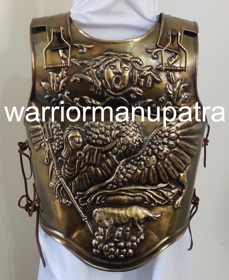 18ga Steel Medieval Armor Roman Cuirass Reenactment Knight Breastplate ...