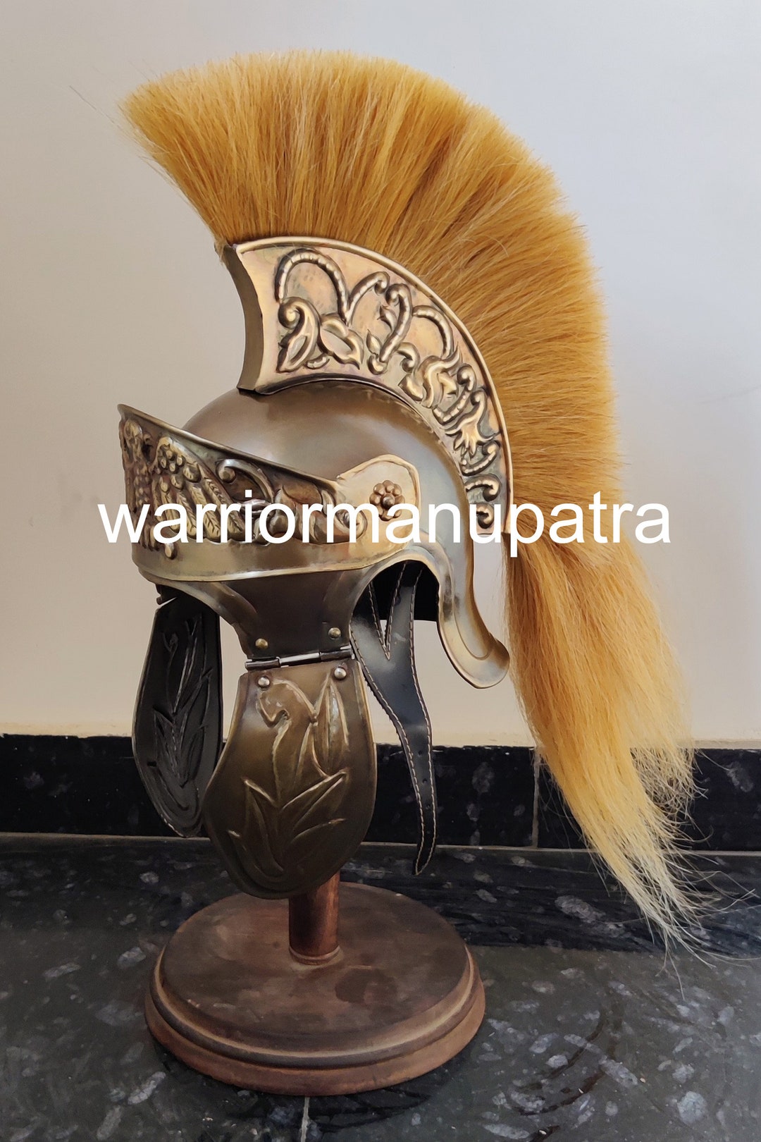 Medieval Brass Ant Helmet Armor Roman Cuirass Reenactment 18ga - Etsy